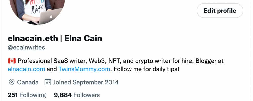 How to Write a Bio That Will Snag Writing Clients - Elna Cain