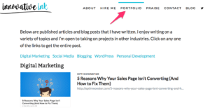 How to Create Your Freelance Writing Portfolio from Scratch - Elna Cain