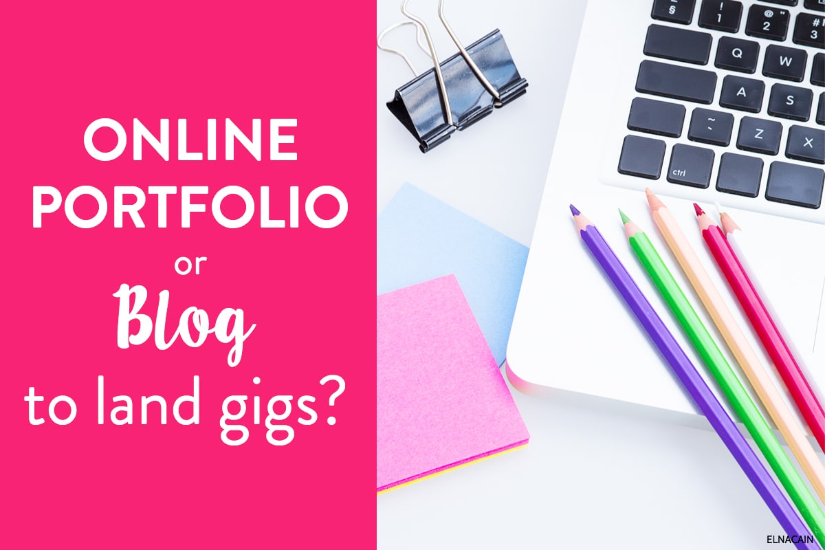 Is an Online Portfolio Better than a Blog for Freelance Writers? - Elna ...