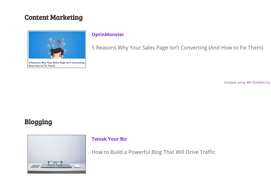 Is an Online Portfolio Better than a Blog for Freelance Writers? - Elna ...