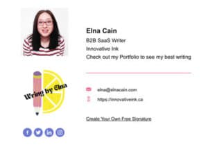 How to Design a Freelance Writer Logo - Elna Cain