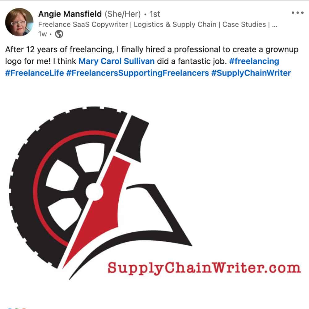 How to Design a Freelance Writer Logo - Elna Cain