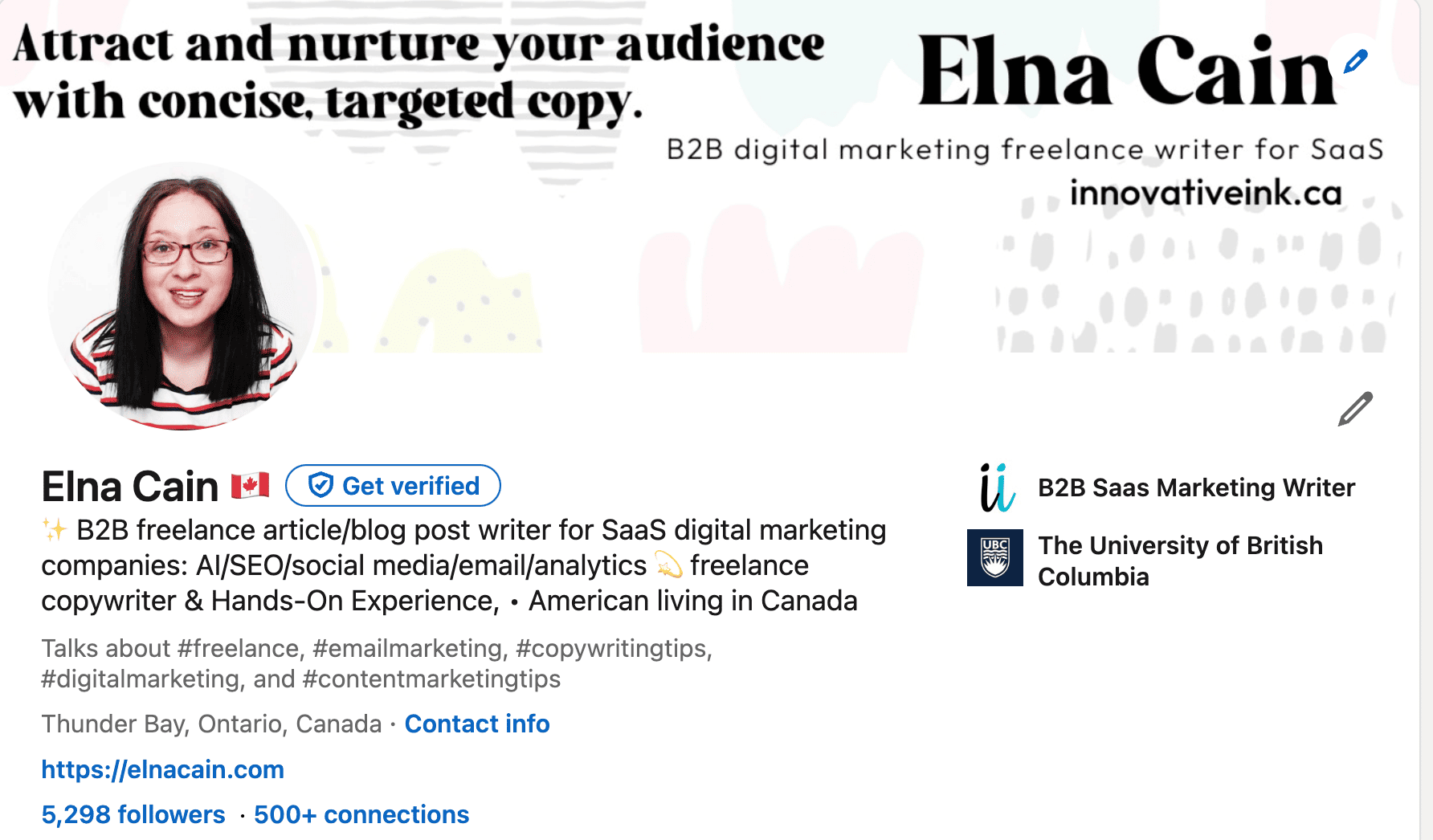 14 Top LinkedIn Profile Tips for Freelance Writers - Elna Cain
