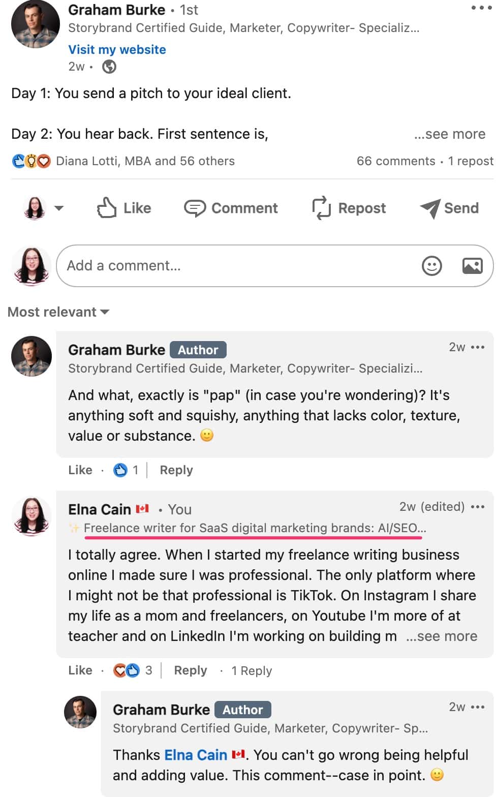 14 Top LinkedIn Profile Tips for Freelance Writers - Elna Cain