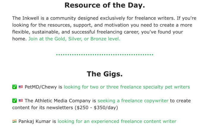 25 Must-Have Freelance Writing Newsletters to Gain a Job - Elna Cain