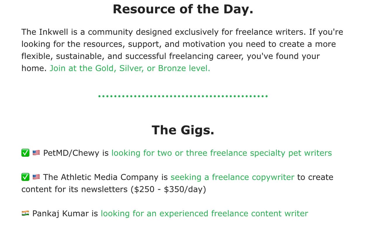 25 Must-Have Freelance Writing Newsletters to Gain a Job - Elna Cain