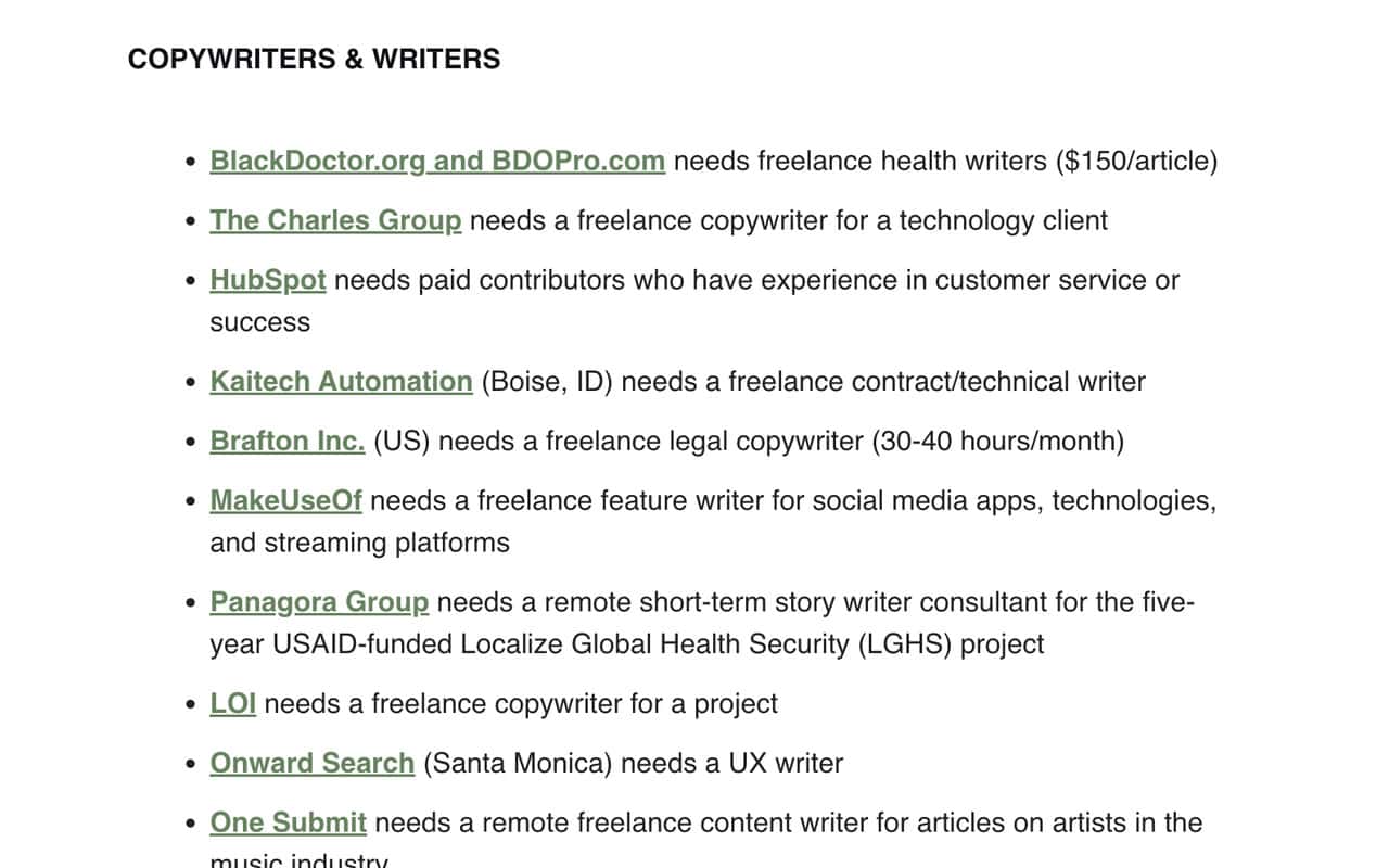 25 Must-Have Freelance Writing Newsletters to Gain a Job - Elna Cain